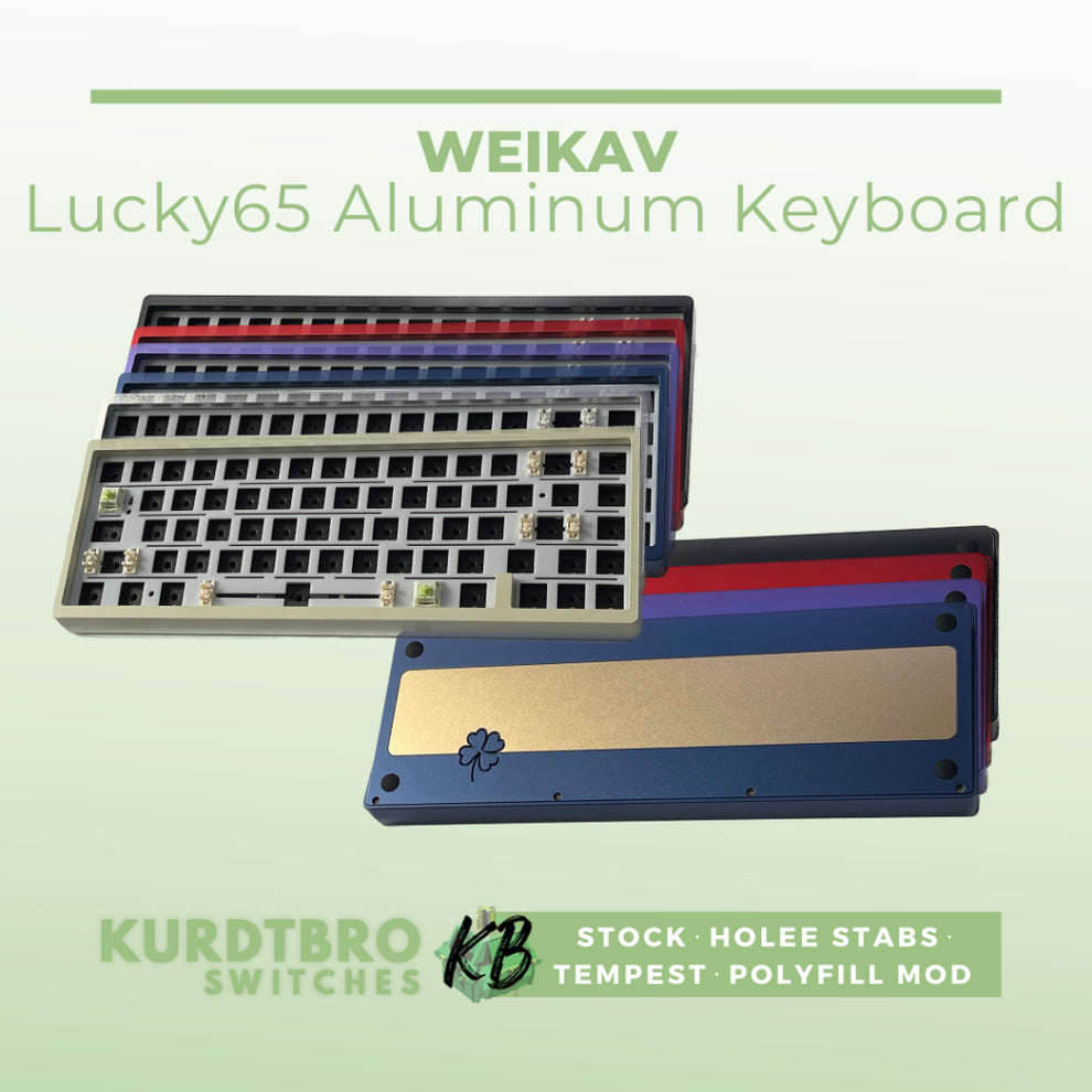 Weikav Lucky65 v2 Tri-mode Gasket Mounted Keyboard – KBSwitches
